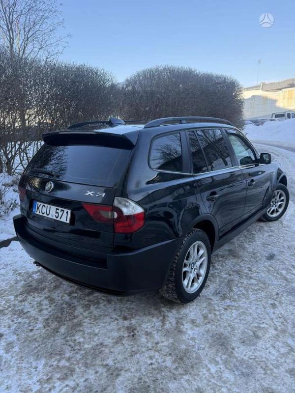 Melns BMW X3 2005 Viļņa, ar dzinēja tilpumu 3.00 L un nobraukumu 357 tūkst. km par 3200 €, foto 6 vietnē AUTOMOTO.COM.LV