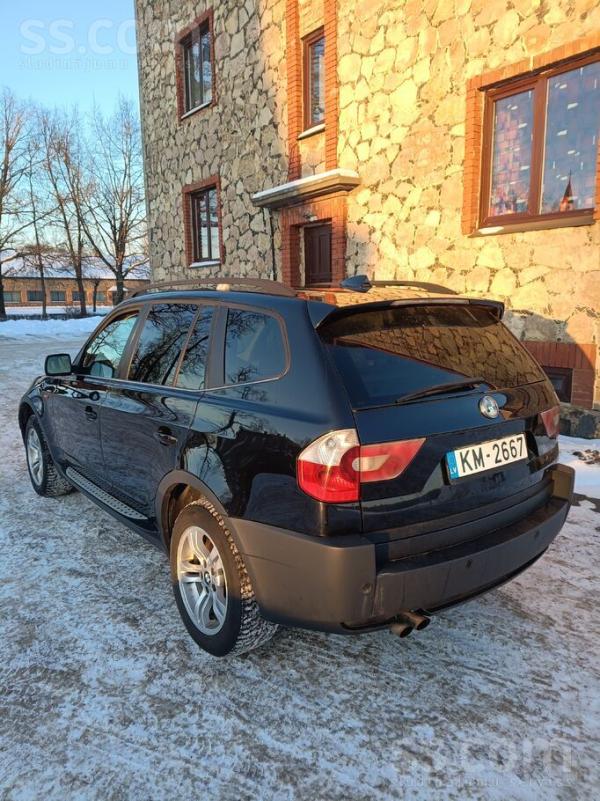 Melns BMW X3 2005 Aizkraukle, ar dzinēja tilpumu 3.00 L un nobraukumu 500 tūkst. km par 4500 €, foto 2 vietnē AUTOMOTO.COM.LV