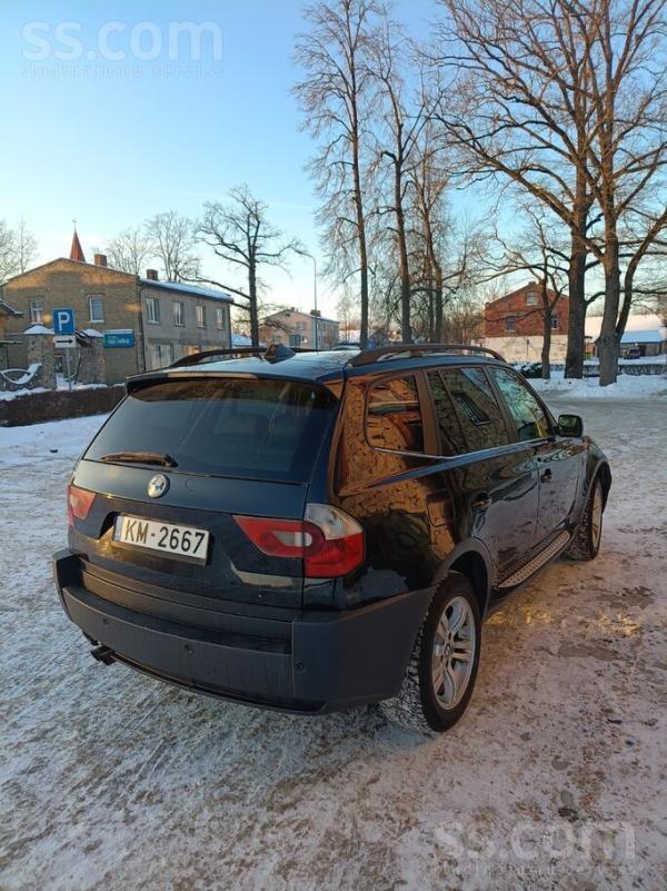 Melns BMW X3 2005 Aizkraukle, ar dzinēja tilpumu 3.00 L un nobraukumu 500 tūkst. km par 4500 €, foto 5 vietnē AUTOMOTO.COM.LV