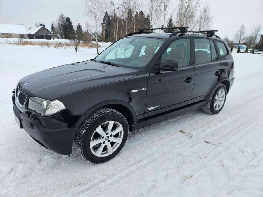 Melns BMW X3 2005 Ukmergė, ar dzinēja tilpumu 2.00 L un nobraukumu 172 tūkst. km par 3200 €, foto 2 vietnē AUTOMOTO.COM.LV