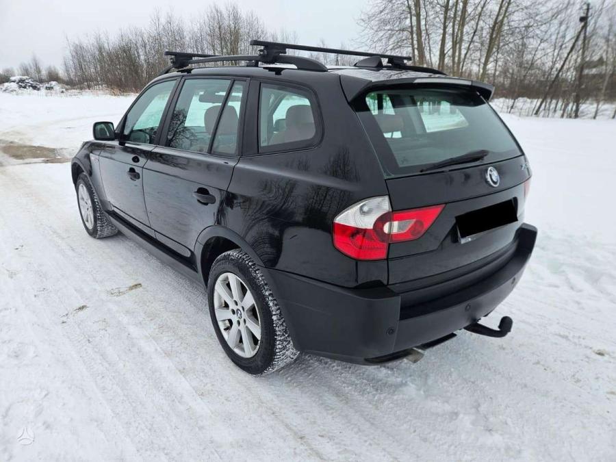 Melns BMW X3 2005 Ukmergė, ar dzinēja tilpumu 2.00 L un nobraukumu 172 tūkst. km par 3200 €, foto 5 vietnē AUTOMOTO.COM.LV
