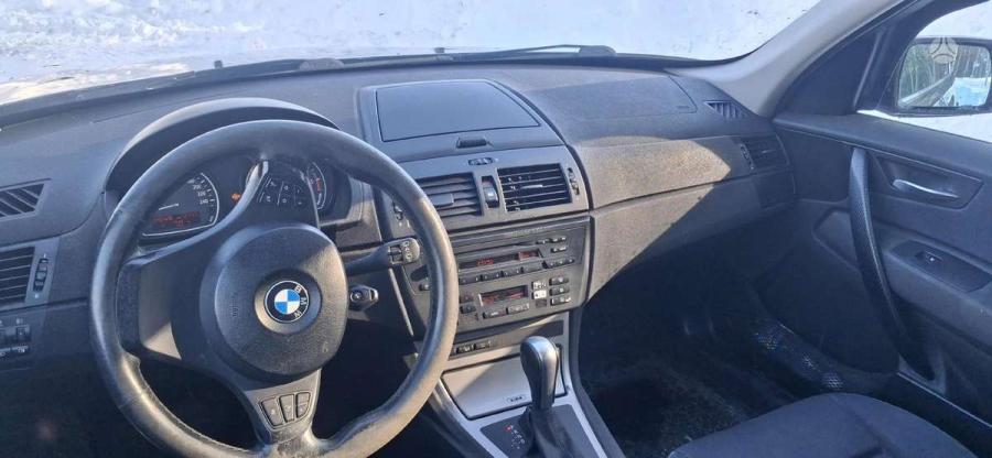 Melns BMW X3 2005 Pasvalys, ar dzinēja tilpumu 2.99 L un nobraukumu 345 tūkst. km par 3250 €, foto 6 vietnē AUTOMOTO.COM.LV