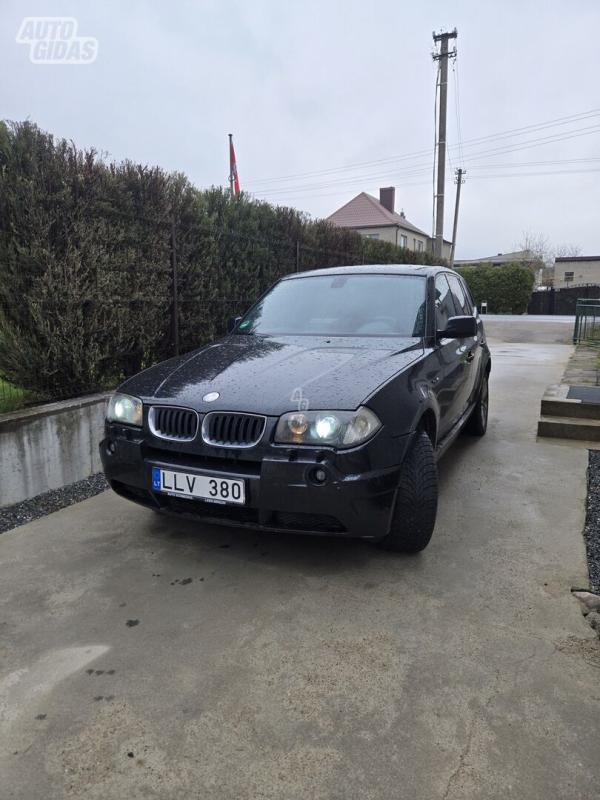 Melns BMW X3 2005 Kauņa, ar dzinēja tilpumu 3.00 L un nobraukumu 290 tūkst. km par 3600 €, foto 1 vietnē AUTOMOTO.COM.LV