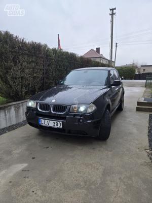 Melns BMW X3 2005 Kauņa, ar dzinēja tilpumu 3.00 L un nobraukumu 290 tūkst. km par 3600 €, foto  vietnē AUTOMOTO.COM.LV