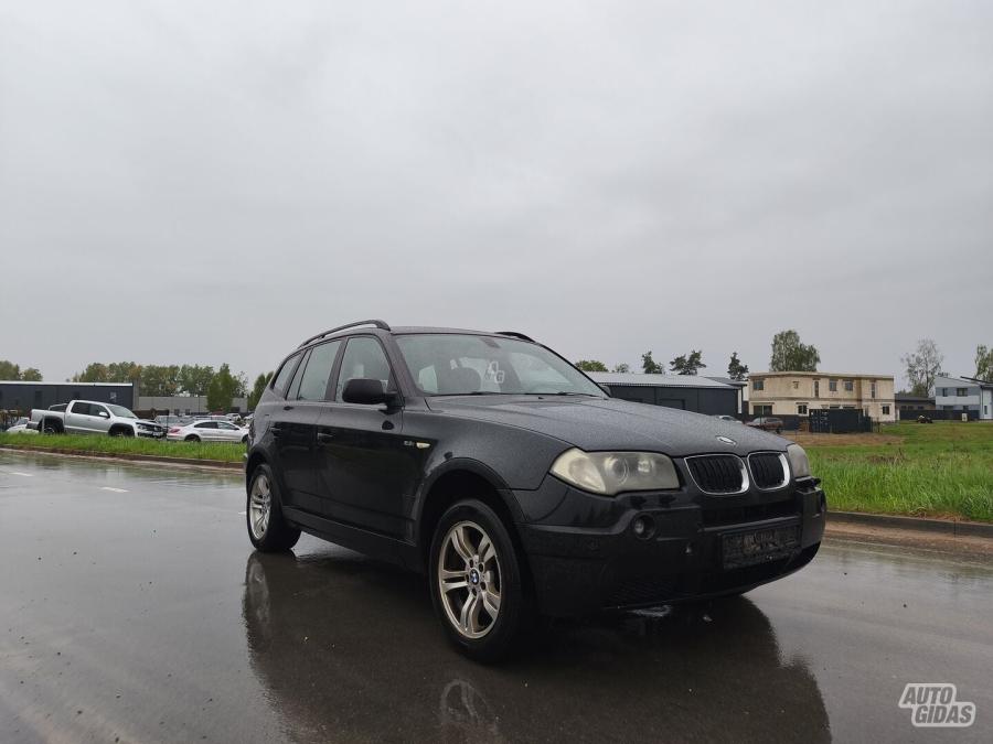 Melns BMW X3 2005 Viļņa, ar dzinēja tilpumu 2.50 L un nobraukumu 314 tūkst. km par 1500 €, foto 4 vietnē AUTOMOTO.COM.LV