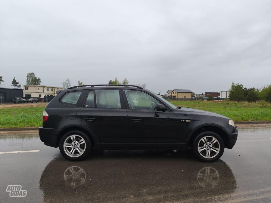 Melns BMW X3 2005 Viļņa, ar dzinēja tilpumu 2.50 L un nobraukumu 314 tūkst. km par 1500 €, foto 5 vietnē AUTOMOTO.COM.LV