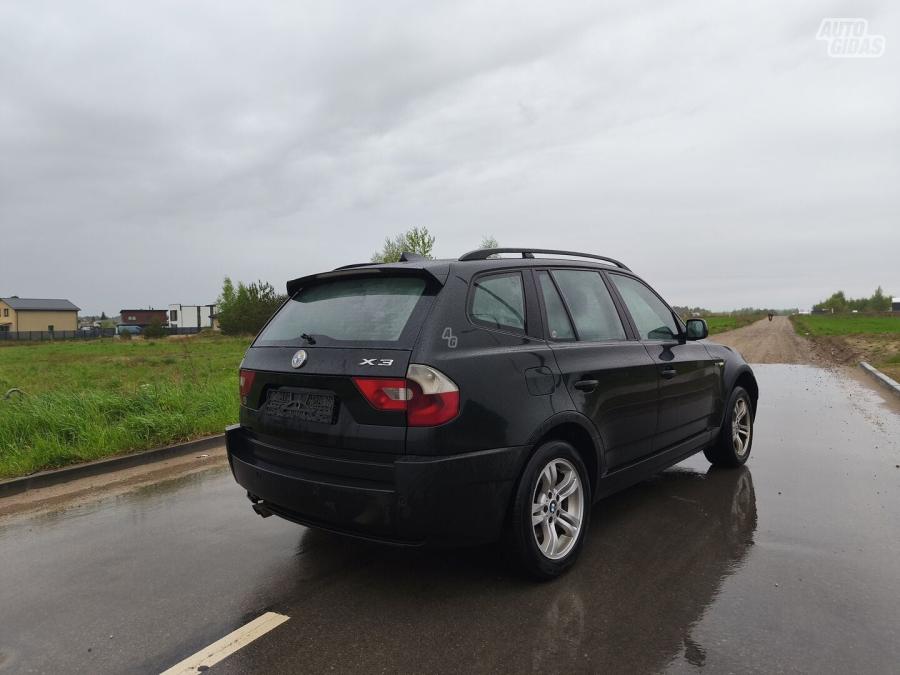Melns BMW X3 2005 Viļņa, ar dzinēja tilpumu 2.50 L un nobraukumu 314 tūkst. km par 1500 €, foto 6 vietnē AUTOMOTO.COM.LV
