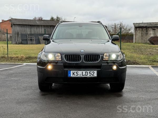 Black BMW X3 2005 in Ludza, with an engine capacity of 2.00 L and mileage of 343 thousand km for 4800 €, photo 1 on AUTOMOTO.COM.LV