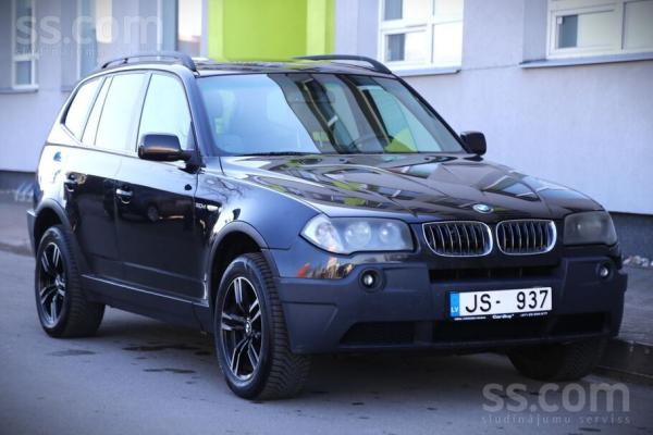Черный БМВ Х3 2005 в Рига, объемом двигателя 3.00 л и пробегом 366 тыс. км за 3995 €, фото 4 на AUTOMOTO.COM.LV