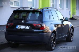 Melns BMW X3 2005 Rīga, ar dzinēja tilpumu 3.00 L un nobraukumu 366 tūkst. km par 3995 €, foto 7 vietnē AUTOMOTO.COM.LV