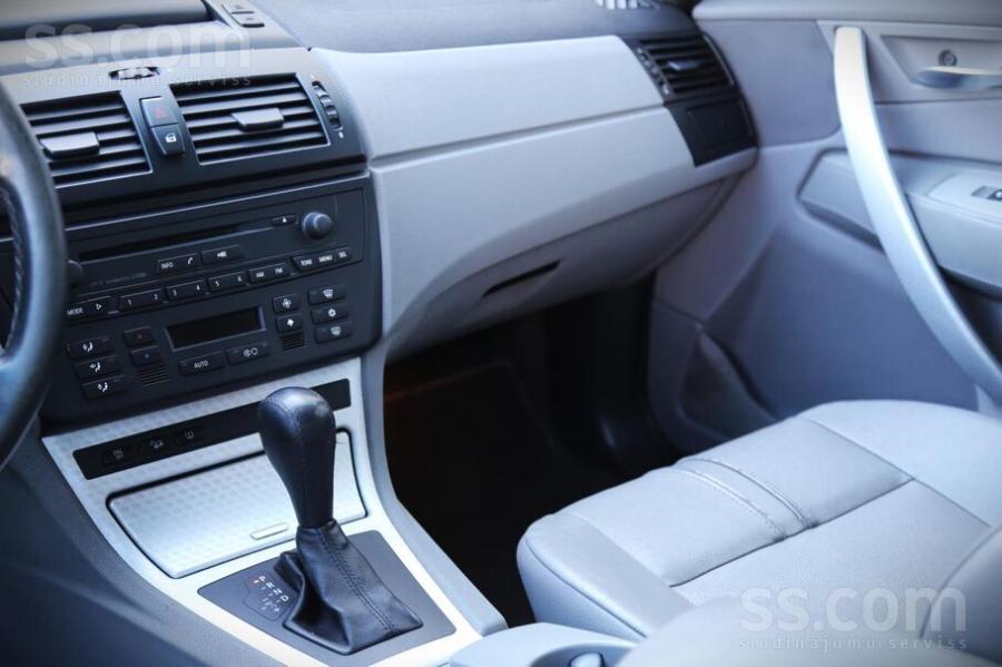 Melns BMW X3 2005 Rīga, ar dzinēja tilpumu 3.00 L un nobraukumu 366 tūkst. km par 3995 €, foto 9 vietnē AUTOMOTO.COM.LV