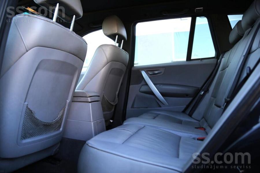 Melns BMW X3 2005 Rīga, ar dzinēja tilpumu 3.00 L un nobraukumu 366 tūkst. km par 3995 €, foto 13 vietnē AUTOMOTO.COM.LV