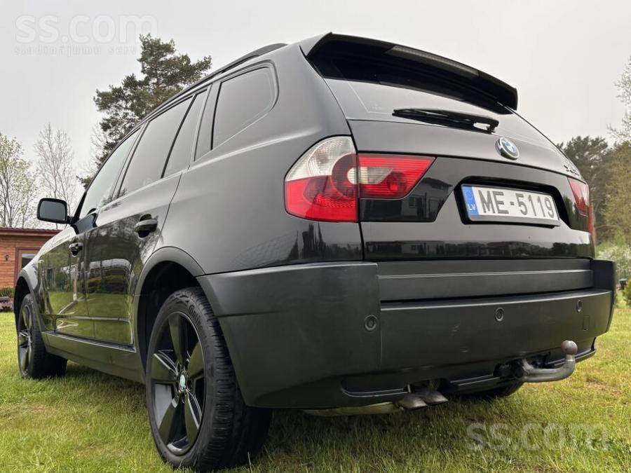 Black BMW X3 2005 in Liepaja, with an engine capacity of 3.00 L and mileage of 323 thousand km for 5000 €, photo 8 on AUTOMOTO.COM.LV