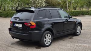Black BMW X3 2005 in Jelgava, with an engine capacity of 3.00 L and mileage of 270 thousand km for 3300 €, photo 5 on AUTOMOTO.COM.LV