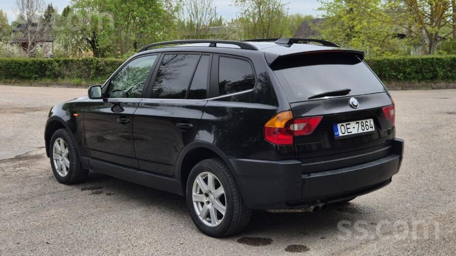 Black BMW X3 2005 in Jelgava, with an engine capacity of 3.00 L and mileage of 270 thousand km for 3300 €, photo 6 on AUTOMOTO.COM.LV