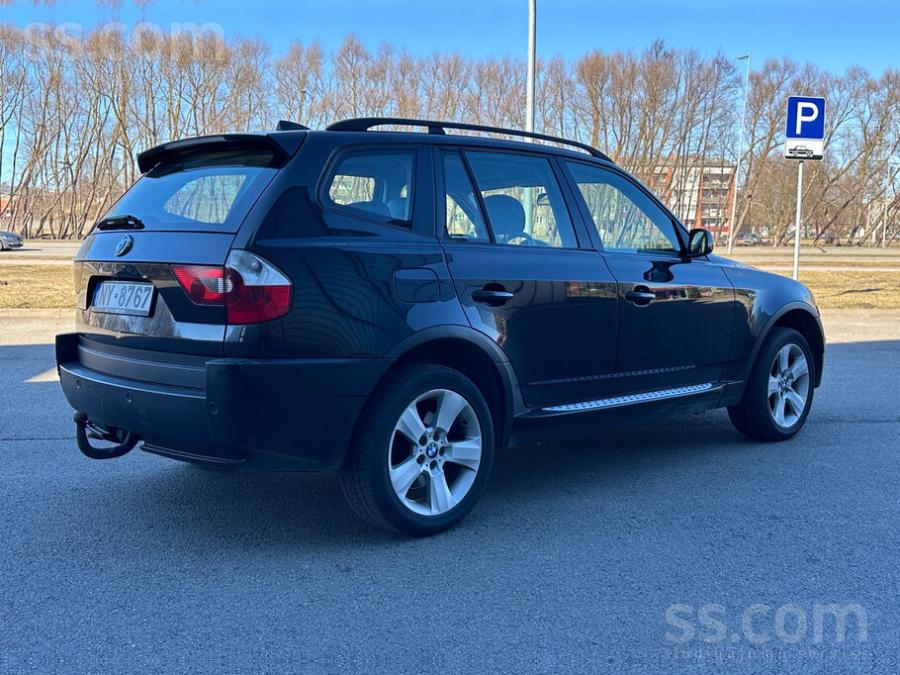 Melns BMW X3 2005 Liepāja, ar dzinēja tilpumu 2.00 L un nobraukumu 297 tūkst. km par 4500 €, foto 7 vietnē AUTOMOTO.COM.LV