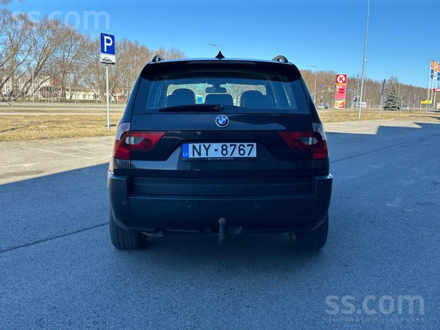 Melns BMW X3 2005 Liepāja, ar dzinēja tilpumu 2.00 L un nobraukumu 297 tūkst. km par 4500 €, foto 9 vietnē AUTOMOTO.COM.LV