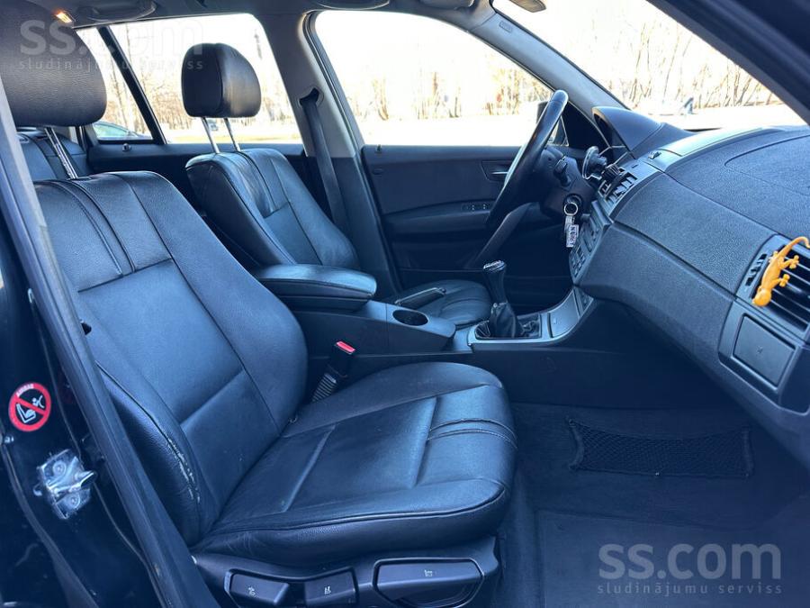 Melns BMW X3 2005 Liepāja, ar dzinēja tilpumu 2.00 L un nobraukumu 297 tūkst. km par 4500 €, foto 17 vietnē AUTOMOTO.COM.LV