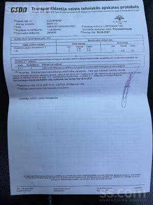 Melns BMW X3 2005 Liepāja, ar dzinēja tilpumu 2.00 L un nobraukumu 297 tūkst. km par 4500 €, foto 22 vietnē AUTOMOTO.COM.LV