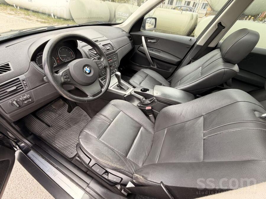 Melns BMW X3 2005 Liepāja, ar dzinēja tilpumu 3.00 L un nobraukumu 400 tūkst. km par 3600 €, foto 8 vietnē AUTOMOTO.COM.LV