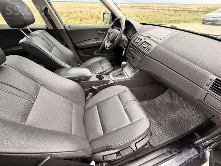 Melns BMW X3 2005 Liepāja, ar dzinēja tilpumu 3.00 L un nobraukumu 400 tūkst. km par 3600 €, foto 11 vietnē AUTOMOTO.COM.LV