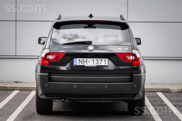 Black BMW X3 2005 in Riga, with an engine capacity of 2.00 L and mileage of 239 thousand km for 4500 €, photo 5 on AUTOMOTO.COM.LV