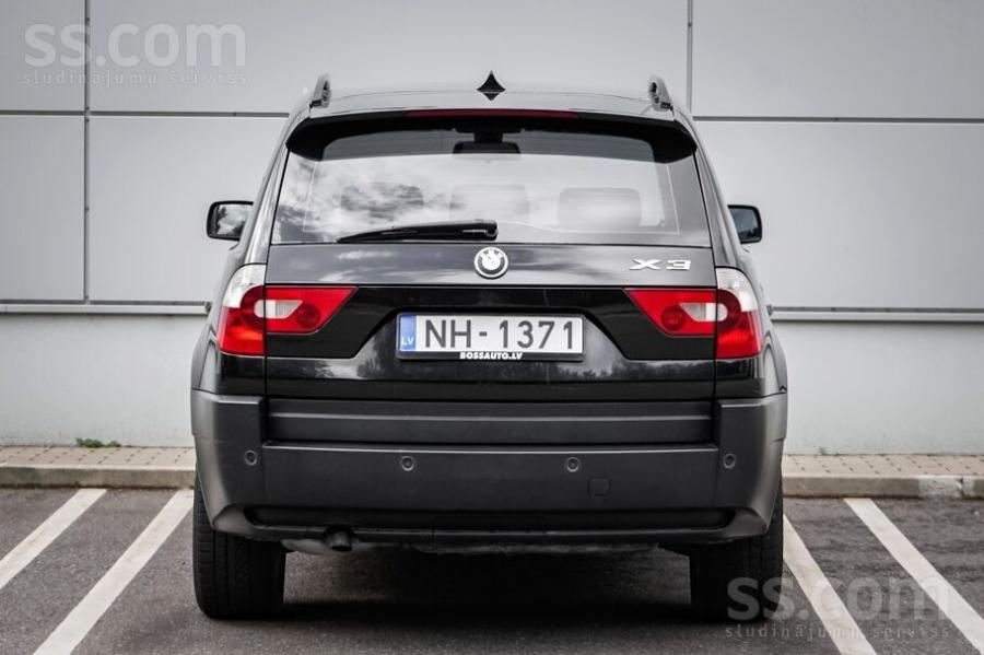 Black BMW X3 2005 in Riga, with an engine capacity of 2.00 L and mileage of 239 thousand km for 4500 €, photo 6 on AUTOMOTO.COM.LV