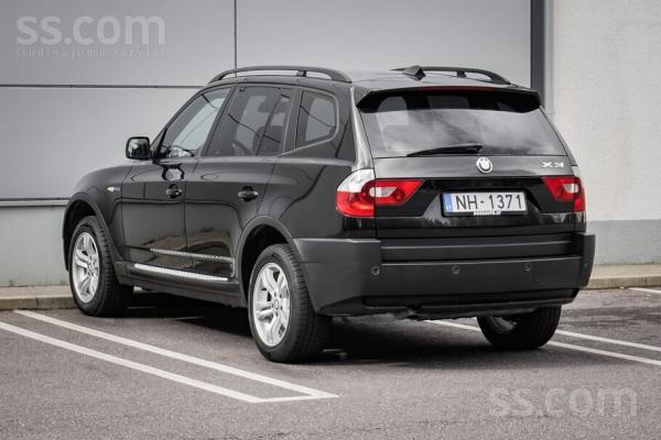 Black BMW X3 2005 in Riga, with an engine capacity of 2.00 L and mileage of 239 thousand km for 4500 €, photo 6 on AUTOMOTO.COM.LV