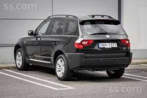 Black BMW X3 2005 in Riga, with an engine capacity of 2.00 L and mileage of 239 thousand km for 4500 €, photo 7 on AUTOMOTO.COM.LV
