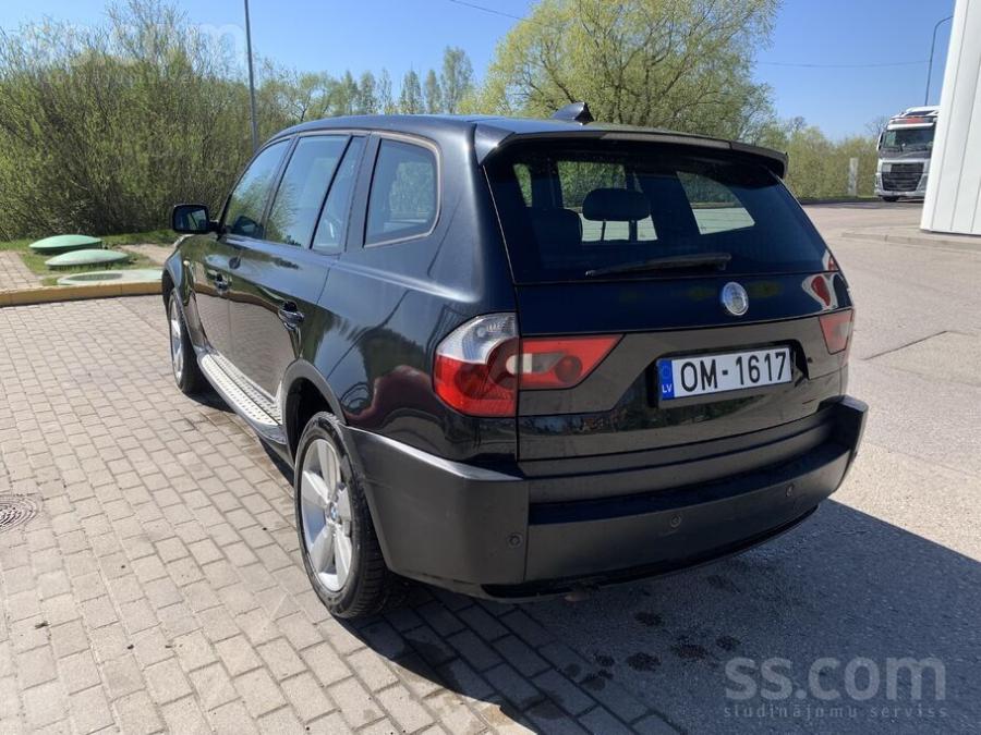 Черный БМВ Х3 2005 в Рига, объемом двигателя 2.00 л и пробегом 197 тыс. км за 4750 €, фото 6 на AUTOMOTO.COM.LV