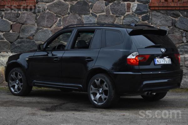 Black BMW X3 2005 in Valmiera, with an engine capacity of 3.00 L and mileage of 295 thousand km for 5950 €, photo 1 on AUTOMOTO.COM.LV