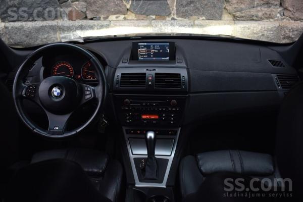Black BMW X3 2005 in Valmiera, with an engine capacity of 3.00 L and mileage of 295 thousand km for 5950 €, photo 8 on AUTOMOTO.COM.LV