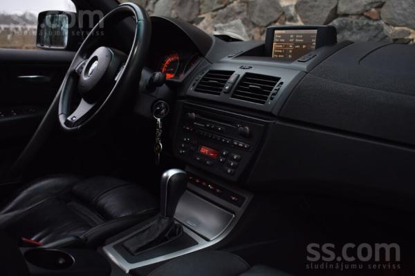 Black BMW X3 2005 in Valmiera, with an engine capacity of 3.00 L and mileage of 295 thousand km for 5950 €, photo 10 on AUTOMOTO.COM.LV