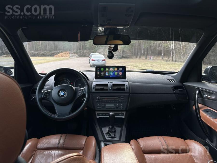 Black BMW X3 2005 in Riga, with an engine capacity of 3.00 L and mileage of 331 thousand km for 4899 €, photo 14 on AUTOMOTO.COM.LV