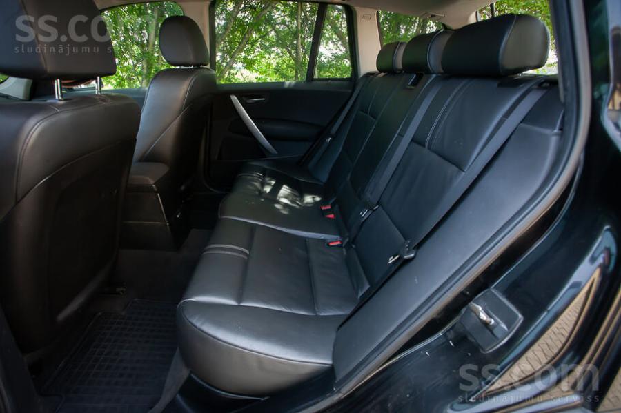 Black BMW X3 2005 in Tukums, with an engine capacity of 2.00 L and mileage of 409 thousand km for 3590 €, photo 11 on AUTOMOTO.COM.LV