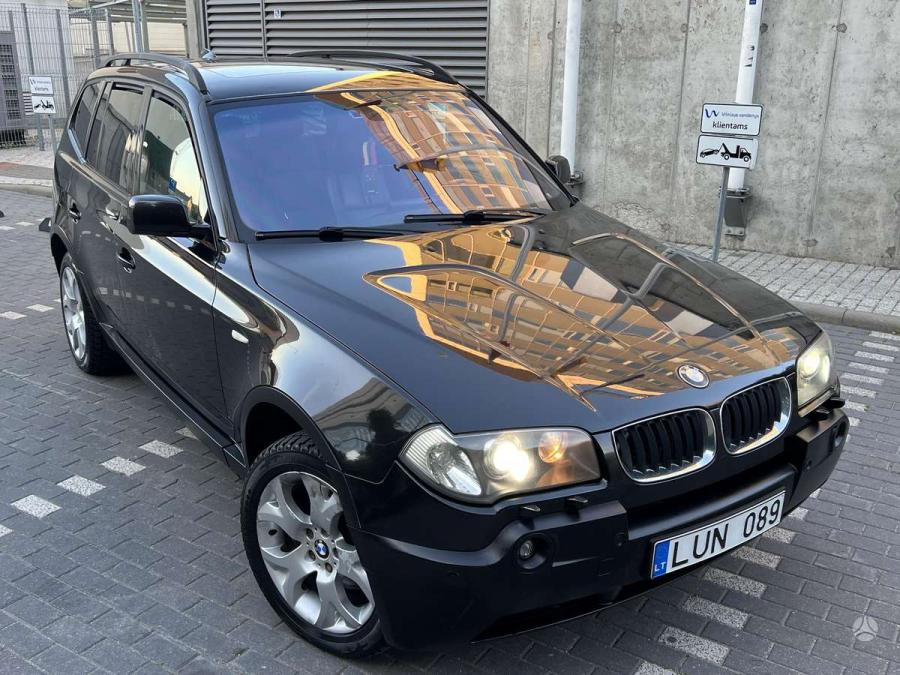 Melns BMW X3 2005 Viļņa, ar dzinēja tilpumu 2.00 L un nobraukumu 350 tūkst. km par 2950 €, foto 4 vietnē AUTOMOTO.COM.LV