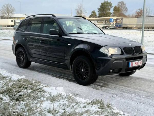 Black BMW X3 2005 in Rezekne, with an engine capacity of 2.00 L and mileage of 397 thousand km for 4890 €, photo 3 on AUTOMOTO.COM.LV