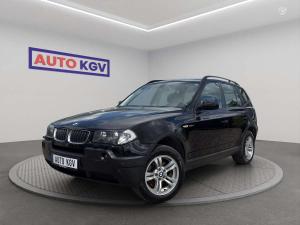 Melns BMW X3 2005 Kauņa, ar dzinēja tilpumu 3.00 L un nobraukumu 355 tūkst. km par 3999 €, foto  vietnē AUTOMOTO.COM.LV