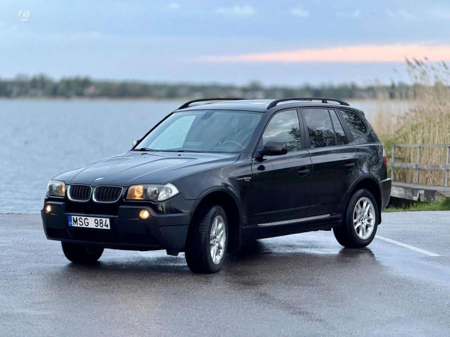 Melns BMW X3 2005 Kauņa, ar dzinēja tilpumu 2.00 L un nobraukumu 273 tūkst. km par 2999 €, foto 3 vietnē AUTOMOTO.COM.LV