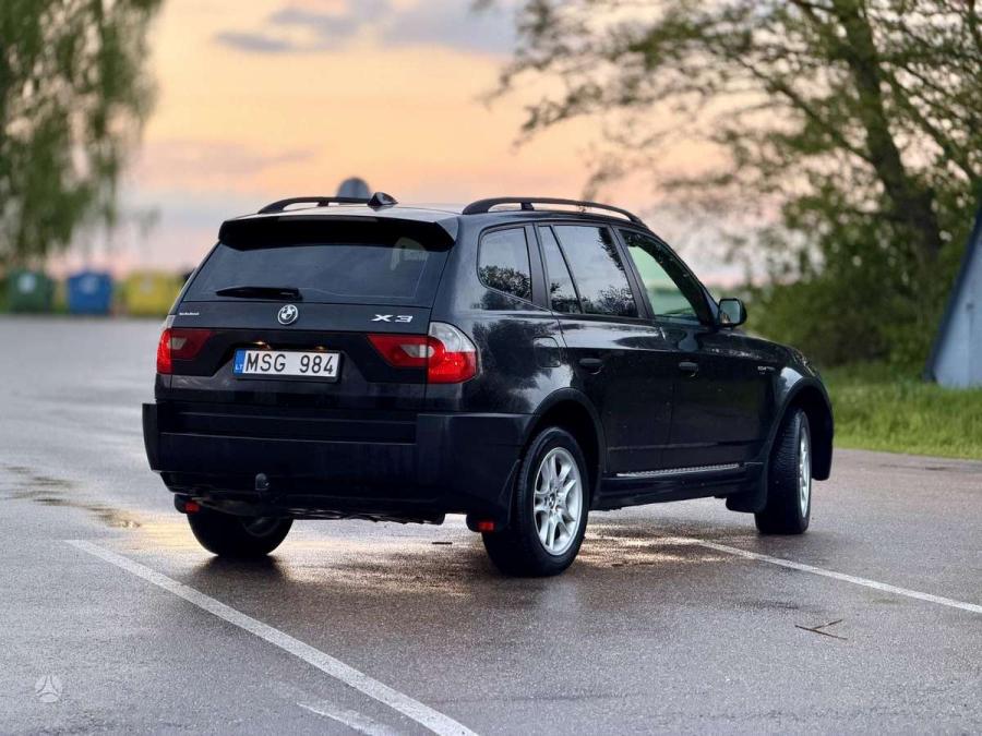 Melns BMW X3 2005 Kauņa, ar dzinēja tilpumu 2.00 L un nobraukumu 273 tūkst. km par 2999 €, foto 4 vietnē AUTOMOTO.COM.LV