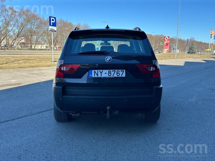 Melns BMW X3 2005 Liepāja, ar dzinēja tilpumu 2.00 L un nobraukumu 298 tūkst. km par 4200 €, foto 8 vietnē AUTOMOTO.COM.LV