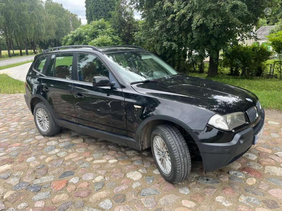 Черный БМВ Х3 2005 в Алитус, объемом двигателя 2.00 л и пробегом 290 тыс. км за 1899 €, фото 8 на AUTOMOTO.COM.LV