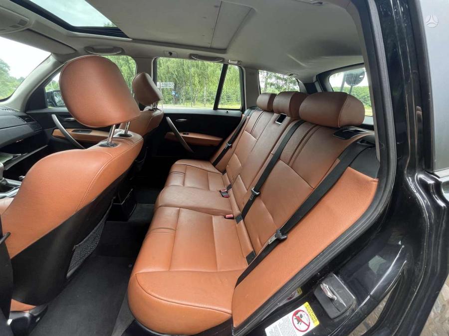Черный БМВ Х3 2005 в Алитус, объемом двигателя 2.00 л и пробегом 290 тыс. км за 1899 €, фото 14 на AUTOMOTO.COM.LV