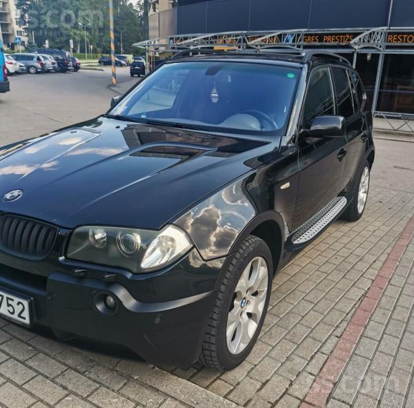 Black BMW X3 2005 in Riga, with an engine capacity of 3.00 L and mileage of 296 thousand km for 3900 €, photo 1 on AUTOMOTO.COM.LV