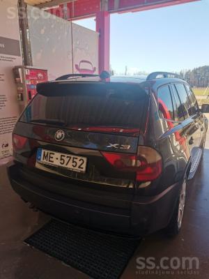 Черный БМВ Х3 2005 в Рига, объемом двигателя 3.00 л и пробегом 296 тыс. км за 3900 €, фото 5 на AUTOMOTO.COM.LV