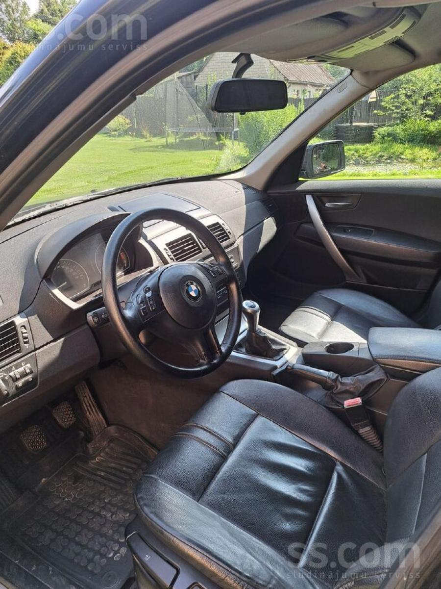 Melns BMW X3 2005 Saldus, ar dzinēja tilpumu 2.00 L un nobraukumu 0 tūkst. km par 2500 €, foto 6 vietnē AUTOMOTO.COM.LV