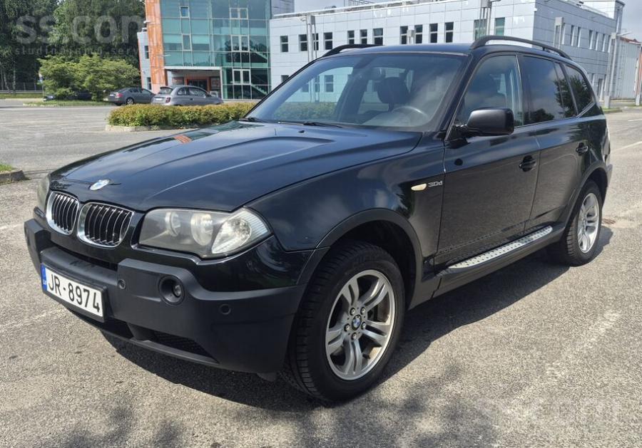 Melns BMW X3 2005 Rīga, ar dzinēja tilpumu 3.00 L un nobraukumu 315 tūkst. km par 4100 €, foto 1 vietnē AUTOMOTO.COM.LV
