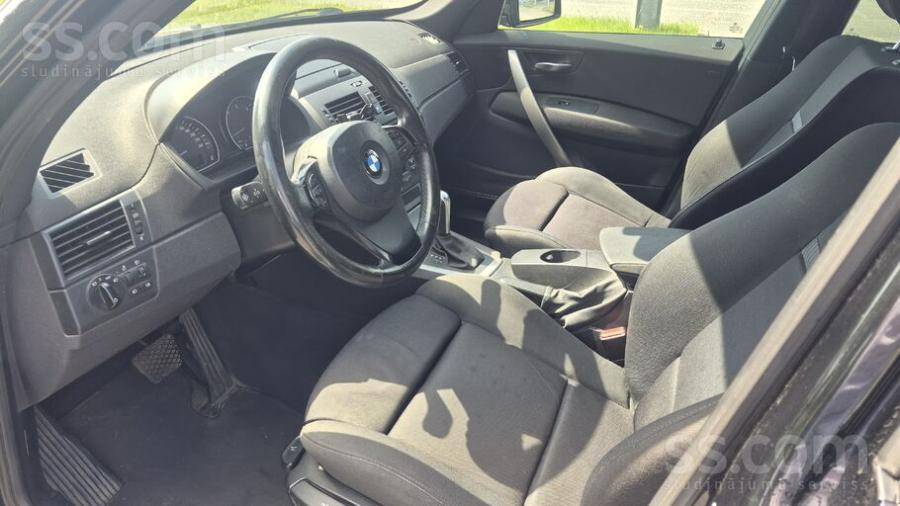 Melns BMW X3 2005 Rīga, ar dzinēja tilpumu 3.00 L un nobraukumu 315 tūkst. km par 4100 €, foto 6 vietnē AUTOMOTO.COM.LV