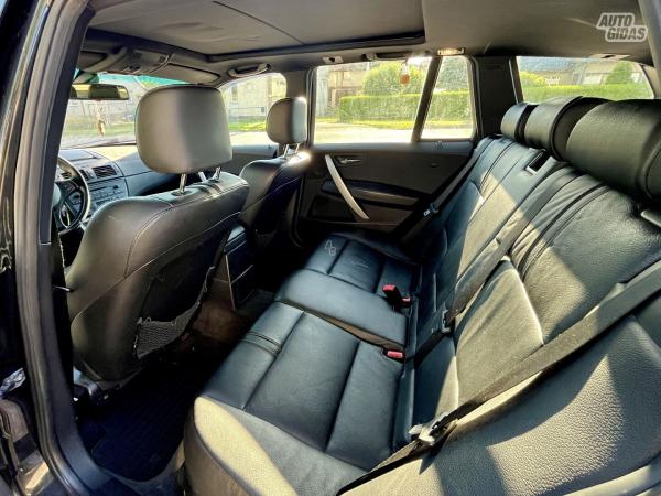Black BMW X3 2005 in Kaunas, with an engine capacity of 3.00 L and mileage of 230 thousand km for 3650 €, photo 8 on AUTOMOTO.COM.LV