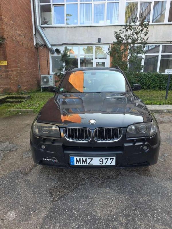 Black BMW X3 2005 in Utena, with an engine capacity of 2.99 L and mileage of 247 thousand km for 3100 €, photo 1 on AUTOMOTO.COM.LV